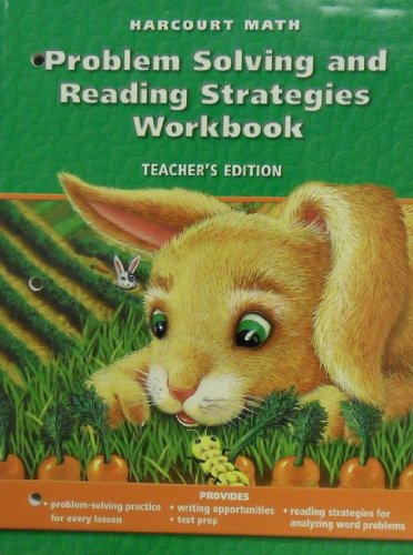Harcourt Math Problem Solving and Reading Strategies Workbook (Teacher's Edition, Grade 1 ...
