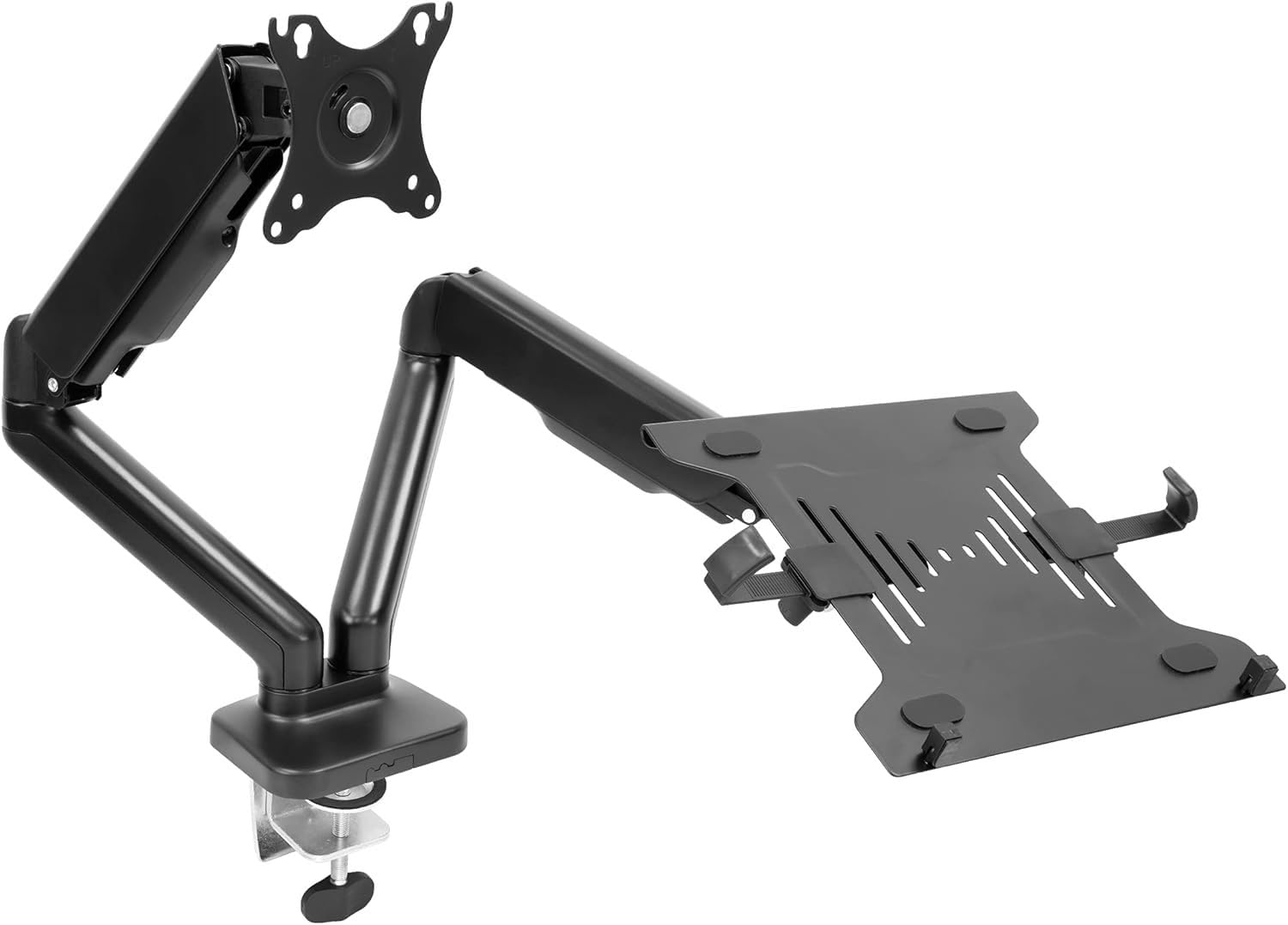 Rife Monitor and Laptop Desk Stand, Full Motion Laptop Arm Stand ...