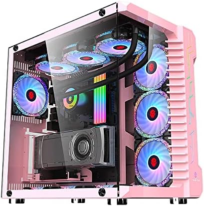 Gaming Case, Mid-Tower PC Gaming Case E-ATX/ATX/M-ATX - Front I/O USB 3 ...