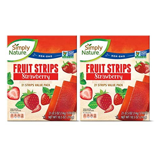 Amazon.com: Simply Nature Fruit Strips Natural Flavored Non-GMO ...