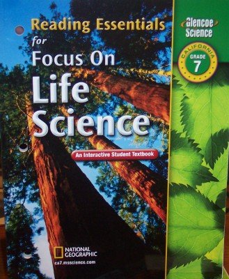 Reading Essentials for Focus on Life Science Grade 7 (California ...