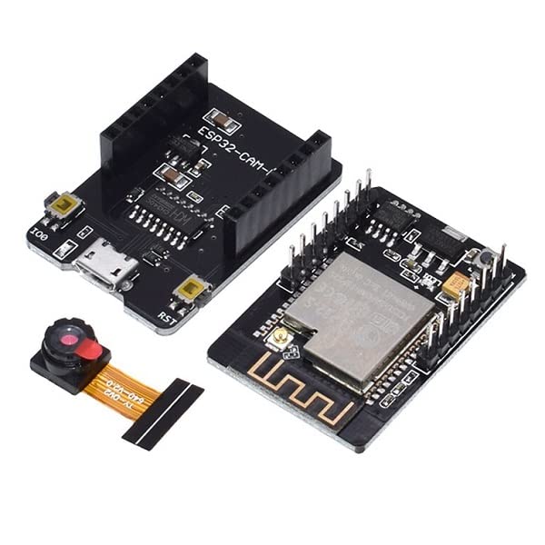 RoboThings ESP32 Camera Module Development Board WiFi+Bluetooth with Programmer Board and USB ...