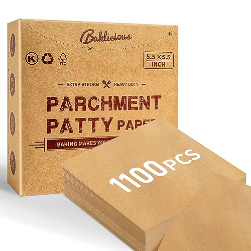 16x24 Inch Heavy Duty Parchment Paper Sheets, 100Pcs Precut Non-Stick ...