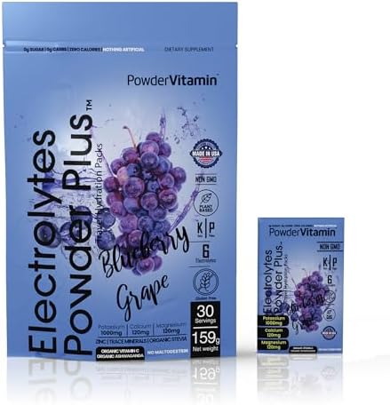 Amazon.com: PowderVitamin Electrolytes Powder Plus, Keto, Lemonade ...