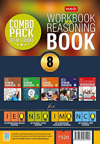 Class 8: Work Book and Reasoning Book Combo for NSO-IMO-IEO-NCO: Meetu ...