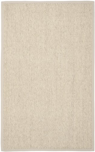 SAFAVIEH Area Rug 4x6 - Natural Fiber Collection - Marble, Sisal, Woven ...