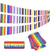 10 Meter Progress Pride Bunting Banner with 38 Pennant Flags ...
