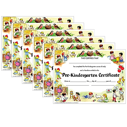 Plantillas De Certificados Pre Kindergarten Ilustración De Plantilla