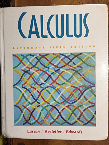 Calculus With Analytic Geometry Alternate: R. Larson: 9780669342277 ...