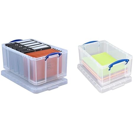 Really Useful Box 64 Litre Storage Box, Clear &Useful Storage Box 9 ...