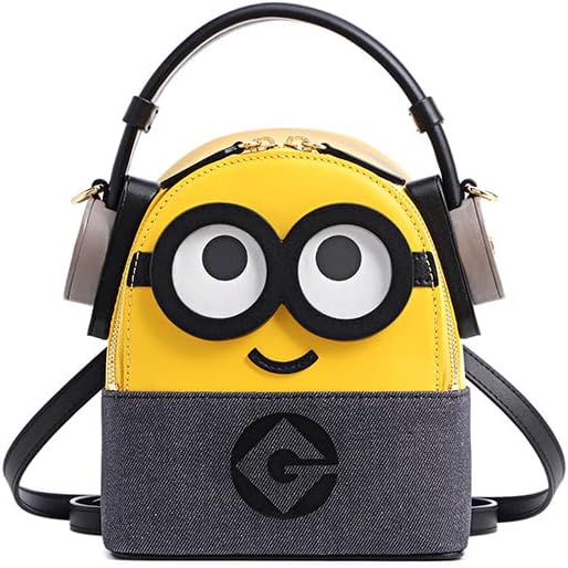 Amazon.com: FION x Minions Mini Backpack Cute Leather Backpack Purse ...