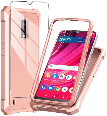 Amazon.com: Mocotto for BLU View 4 Phone Case with Tempered Glass ...