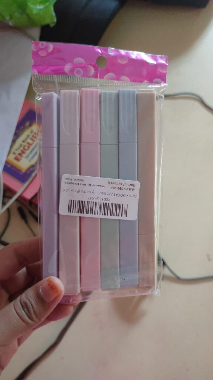 DOCAT Aesthetic Cute Highlighter Pen, Bible Highlighters And Pens No ...