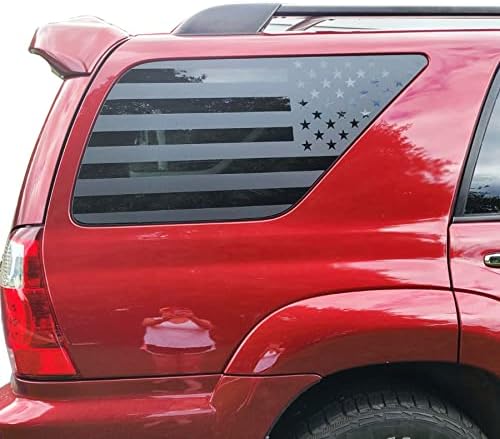 Amazon.com - Zxiaochun Rear Window American Flag Decal Fits Toyota ...