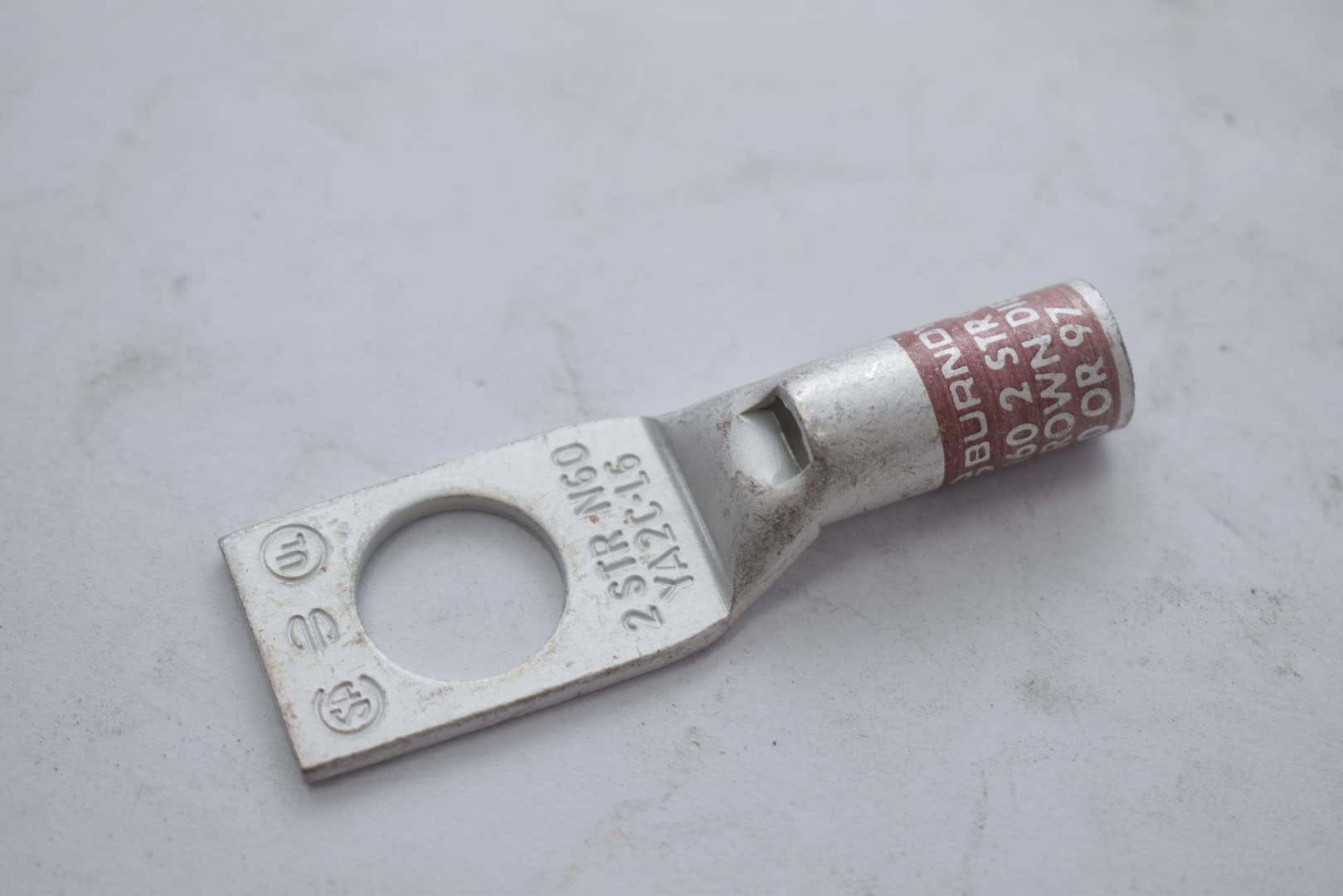 Amazon.com: One Hole Lug Compression Connector, 2 Awg : Industrial ...