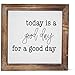 Amazon.com: MACVAD Today is A Good Day for A Good Day Inspirational ...