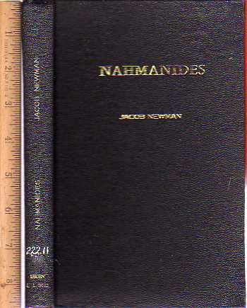 Commentary of Nahmanides on Genesis Chapters 1-6.8.: Jacob Newman ...