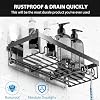 Amazon.com: Moforoco 7 Pack Adhesive Shower Organizer Caddy Shelves ...