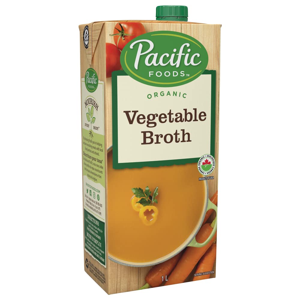 Pacific Foods Organic Vegetable Broth, 1000ml : Amazon.ca: Grocery ...