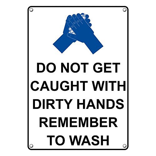 Amazon.com: Weatherproof Plastic Vertical Do Not Get Caught with Sign ...