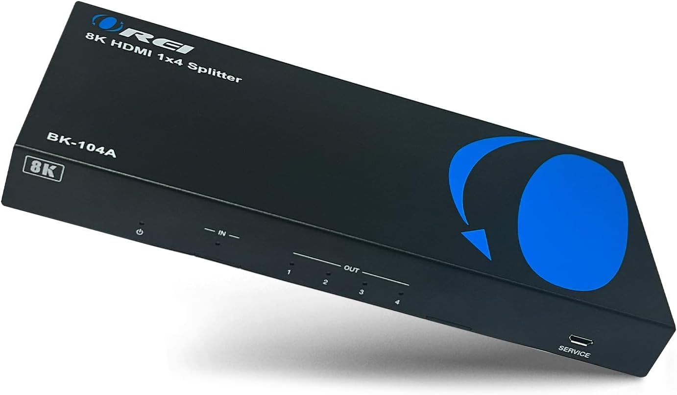 Amazon.com: HDMI Splitter 1 in 4 Out 4k 120hz hue sync Box 1x4 hdmi ...