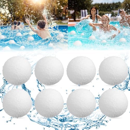 Scum Balls for Spas Hot Tub 8 PCS, Pool Scum Absorber, Must Haves 2024 ...