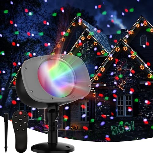 Amazon.com: BINKBANG Christmas Projector Lights Outdoor, LED Waterproof ...