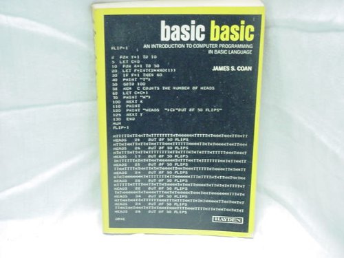 Amazon.co.jp: Basic BASIC;: An introduction to computer programming in BASIC language (Hayden ...