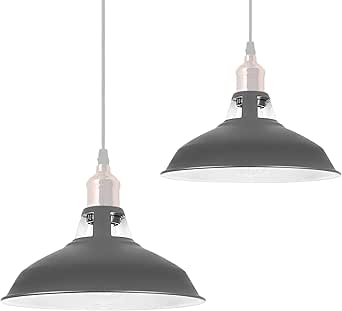 Metal Bulb Guard Barn Slot Lamp Shade for Pendant Light Lamp Holder ...