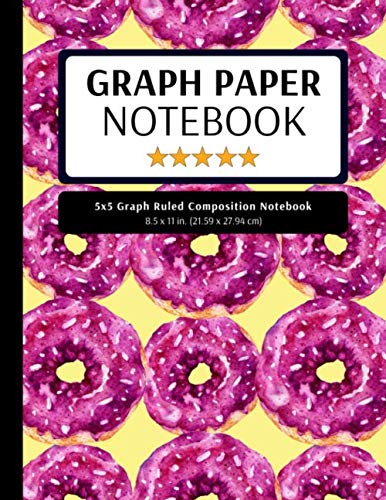 5x5 Graph Ruled Composition Notebook: 100 Pages, 5x5 Graphing Grid ...