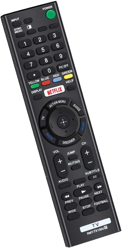 Amazon.com: Sony RMT-TX100U Remote Controller for Bravia Smart HDR OLED ...
