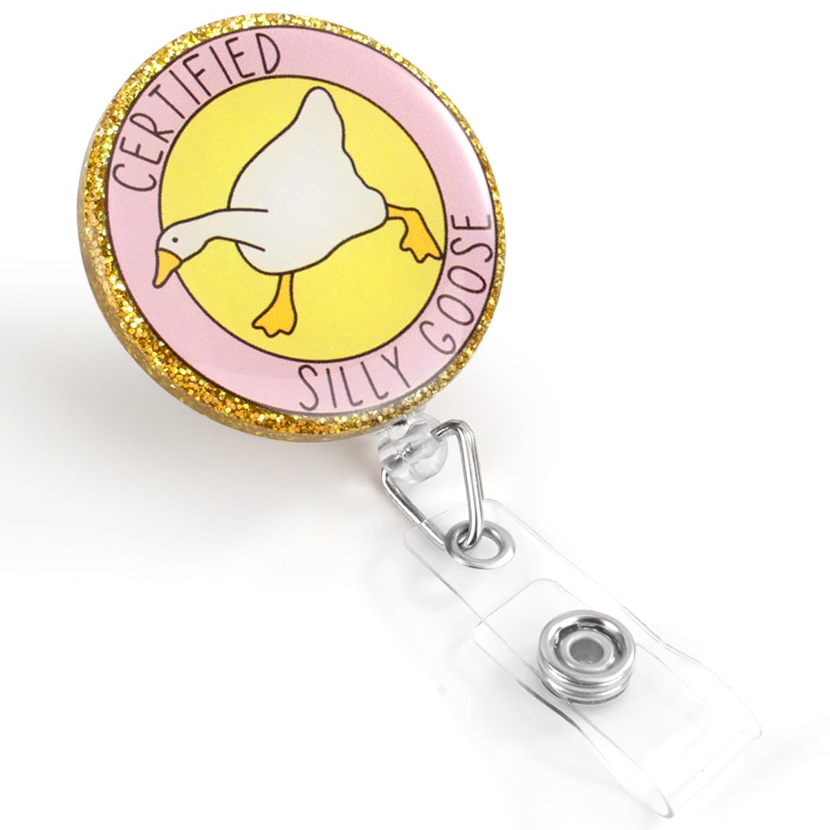 Amazon.com : Silly Goose Funny Jesus Badge Reel, Nurse Badge Reel ...