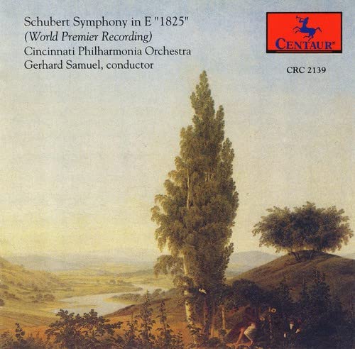 Schubert, Gerhard Samuel, Cincinnati Philharmonia orchestra - Symphony ...