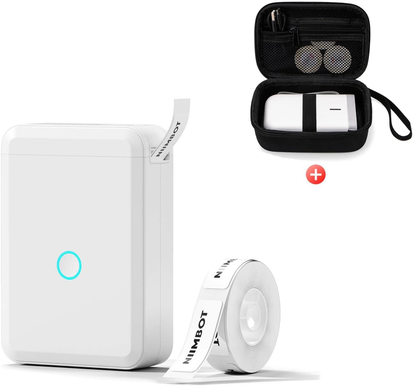 Amazon.com: NIIMBOT D110 Label Maker and Label Maker Case Bundle ...