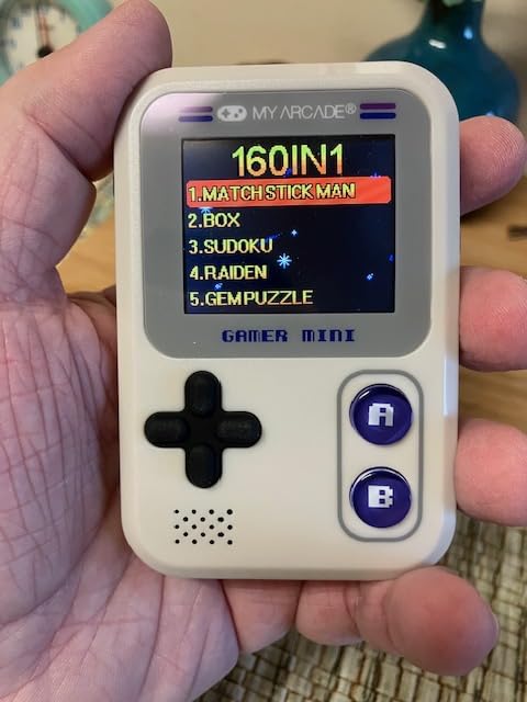 Amazon.com: My Arcade Gamer Mini Classic-Red: Miniature Handheld Gaming ...