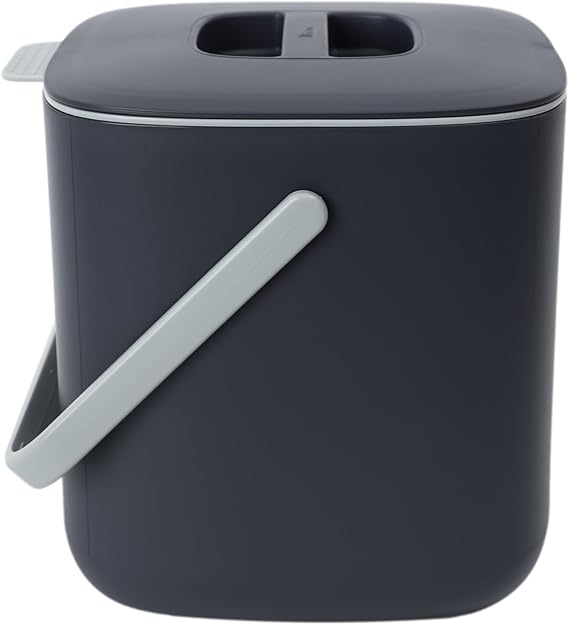 Amazon.com: Blue Ginkgo Kitchen Compost Bin [2.6L / 0.69 GAL] – Filter ...