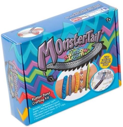 Rainbow Loom Monster Tail Bracelet Making Kit Girls Accessories – BigaMart