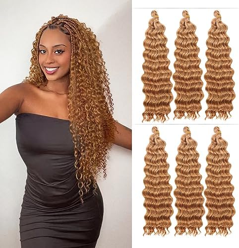 Amazon.com : Braiding Hair M30/613 Ocean Water Wave Crochet Hair Deep ...