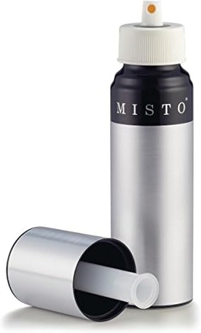 Amazon.com: MISTO Brushed Aluminum Oil Sprayer, individual, Silver ...