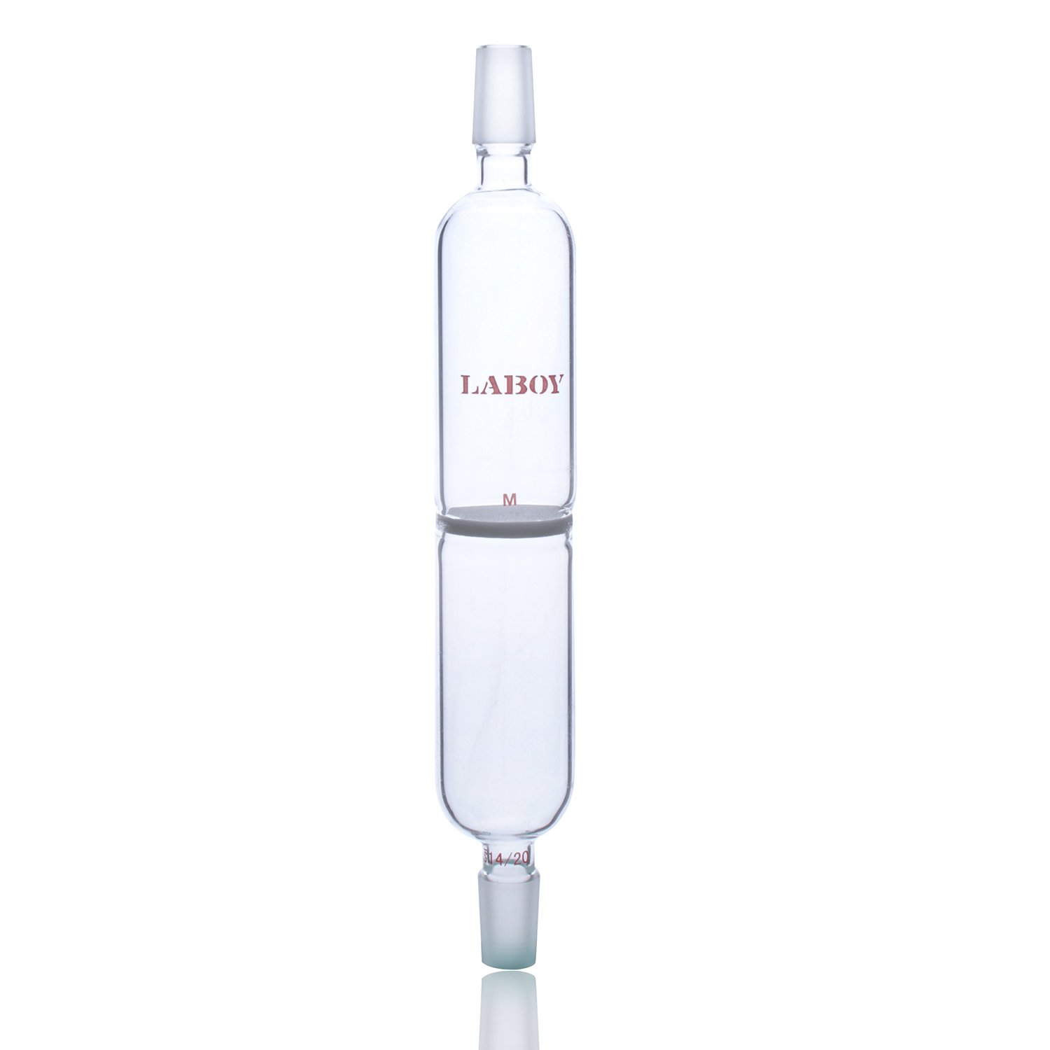 Laboy Glass Schlenk Frit Tube Filter Funnel with Medium Porosity ...