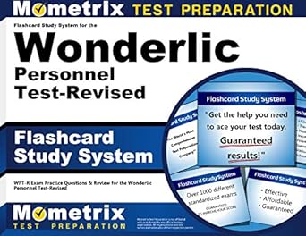 Buy Flashcard Study System for the Wonderlic Personnel Test-revised ...