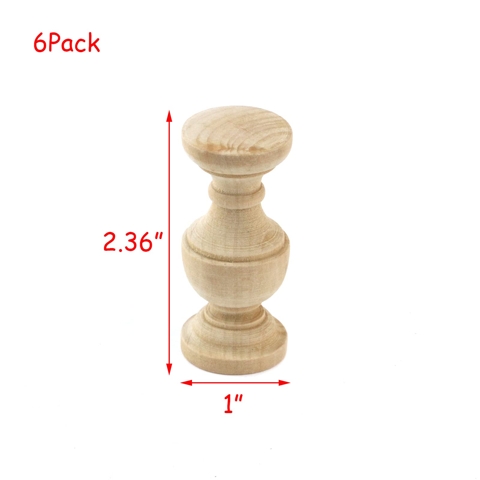 Lowes Bed Post Finials Aiminjey 2Pack Decorative Unfinished Wood