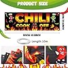 Amazon.com: Chili Cook Off Banner, 41x24 Inch Fabric Contest Banner ...