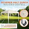 Amazon.de: Kronenburg Faltpavillon wasserdicht Dachmaß 3 x 3 m UV ...