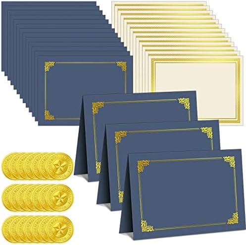 Amazon.com : 150 Pcs Certificate Kit Include 50 Pcs Certificate Holders ...