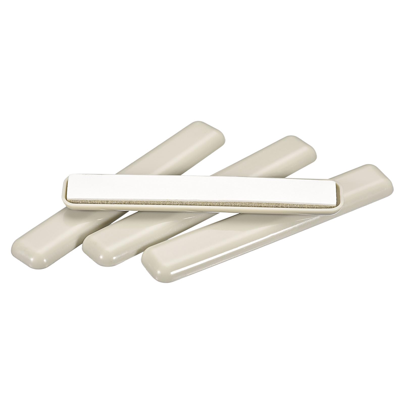 uxcell Furniture Sliders, 8Pcs 2/3" x 3 8/9" - Plastic Self-Adhesive ...