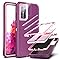 YmhxcY Galaxy S20 FE Case with 2 Pack Explosion-Proof Screen Protector and Camera Lens Screen ...