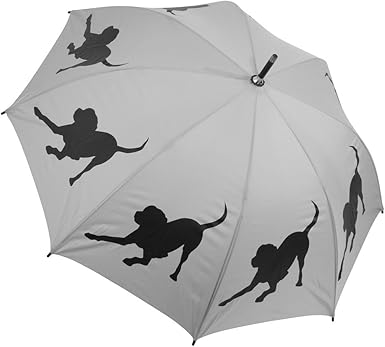 Amazon.com | Labrador Retriever Dog Silhouette Walking Stick Umbrella ...