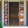 Amazon.com: Deroro Thanksgiving Give Thanks Porch Banner Sign, Fall ...