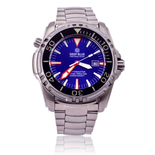 Deep Blue Analogue Luminous dial Dial Men's Watch-I Depthmaster Blue ...